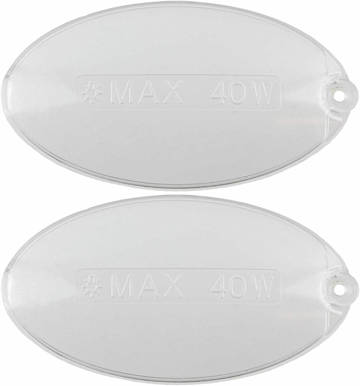 Rangemaster Oval-Shaped Cooker Hood Bulb Light Diffuser Cover — bartyspares