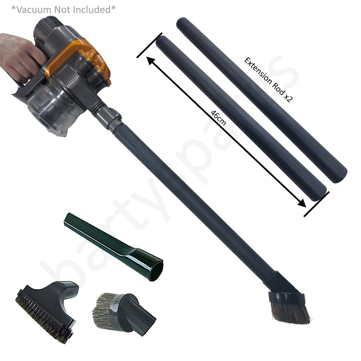 Extension Tube Wand & Tool Kit for Dyson Handheld Cordless DC16 DC30 D ...